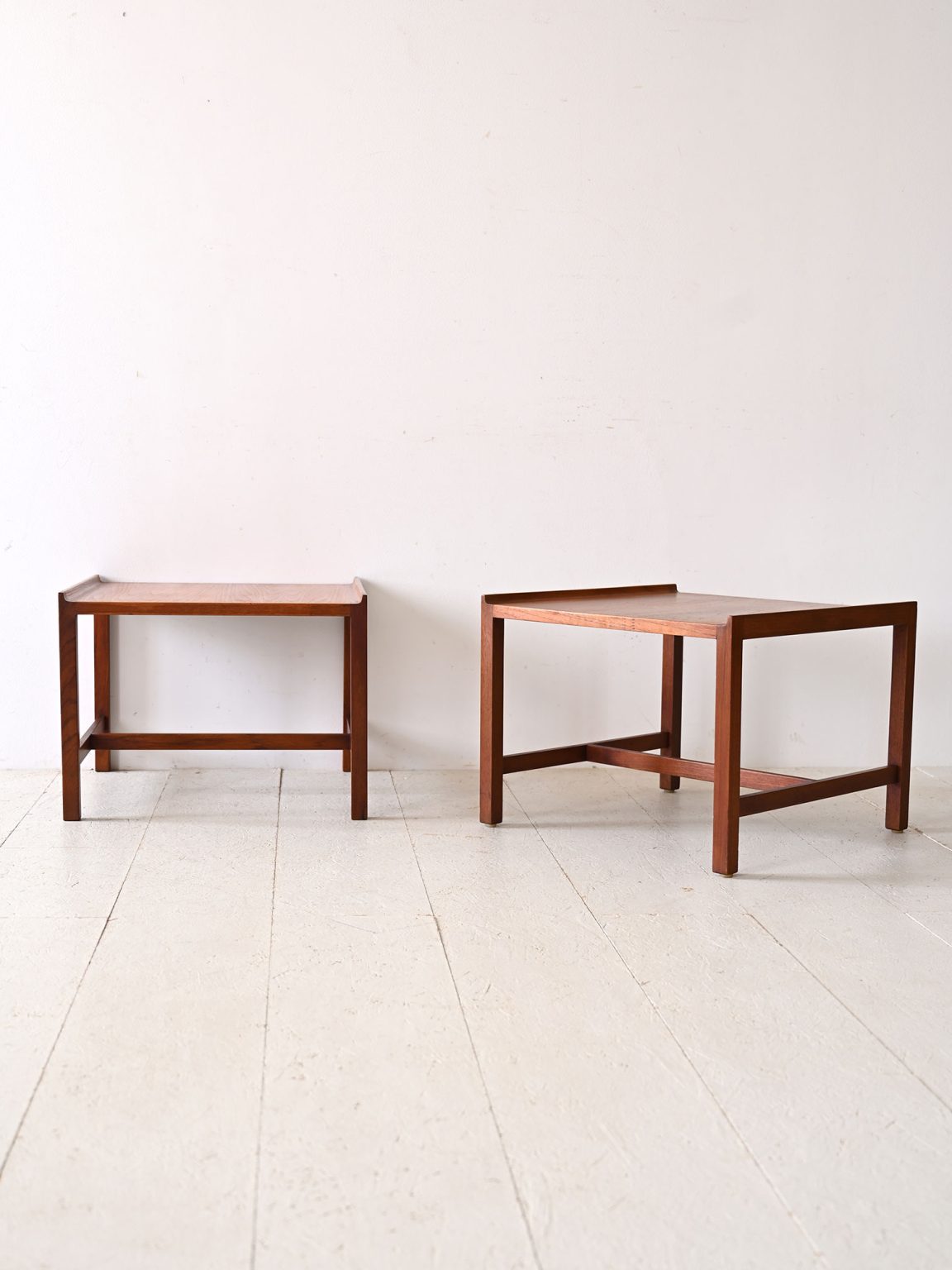 Swedish teak side tables | Casafika