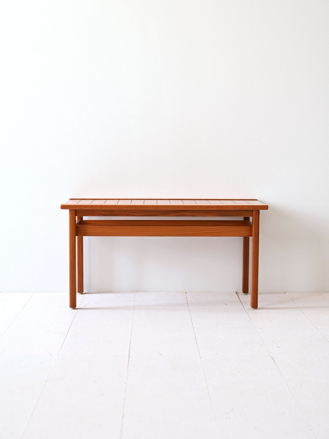 Scandinavian teak bench | Casafika