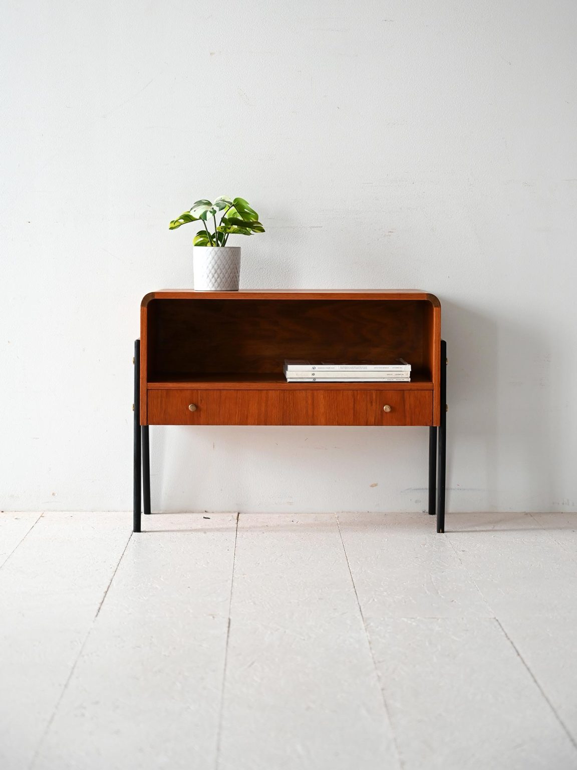 Scandinavian teak radio cabinet, 1950s | Casafika