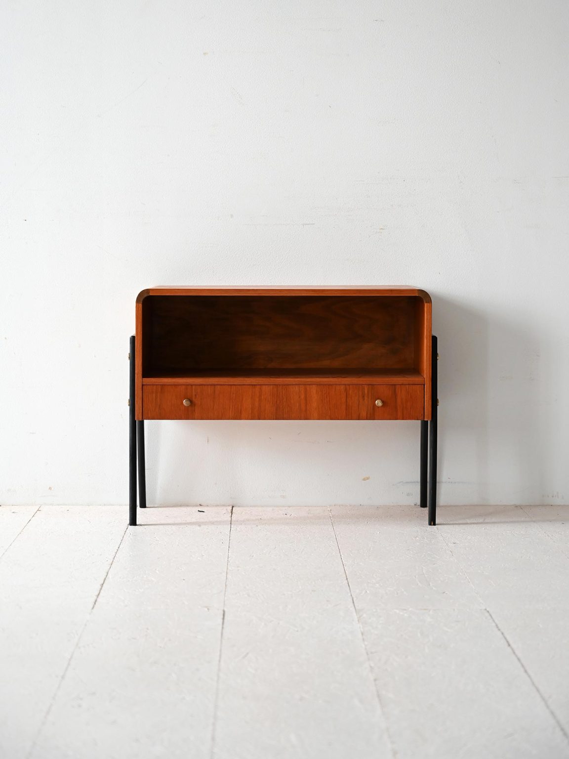 Scandinavian teak radio cabinet, 1950s | Casafika