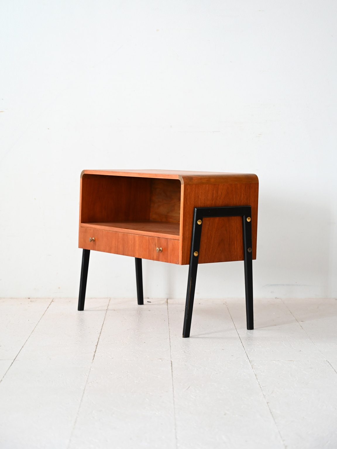 Scandinavian teak radio cabinet, 1950s | Casafika