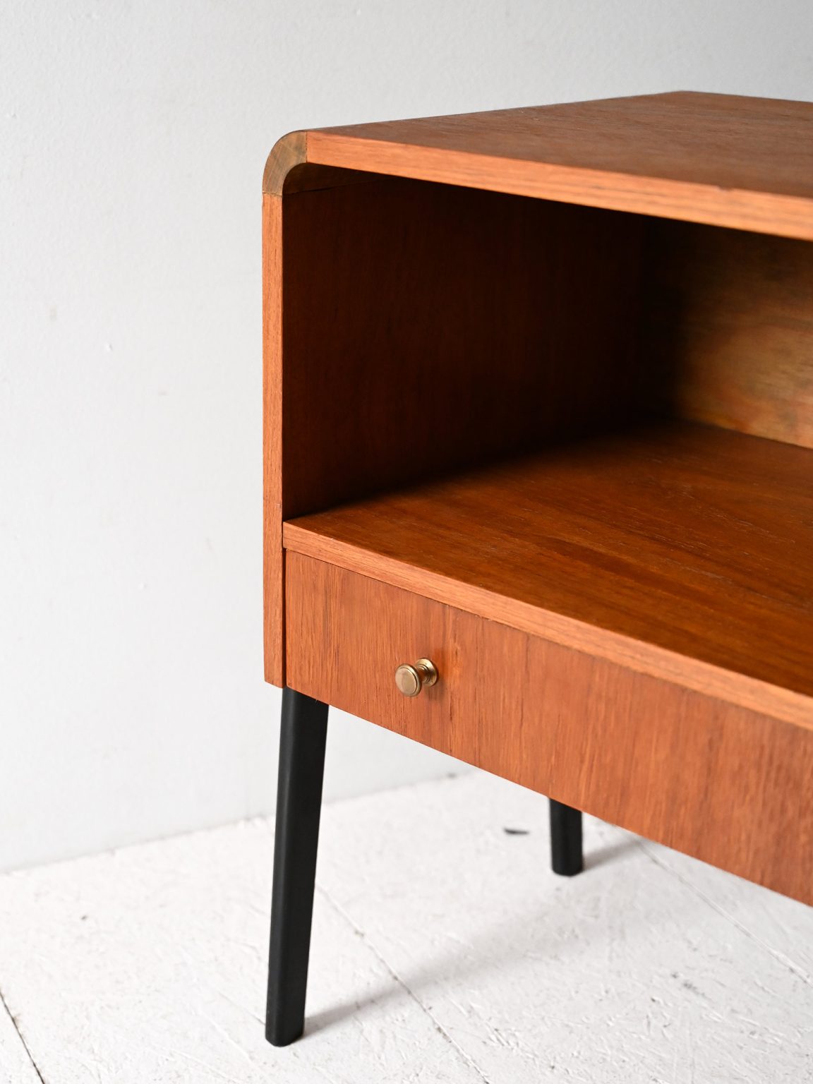 Scandinavian teak radio cabinet, 1950s | Casafika