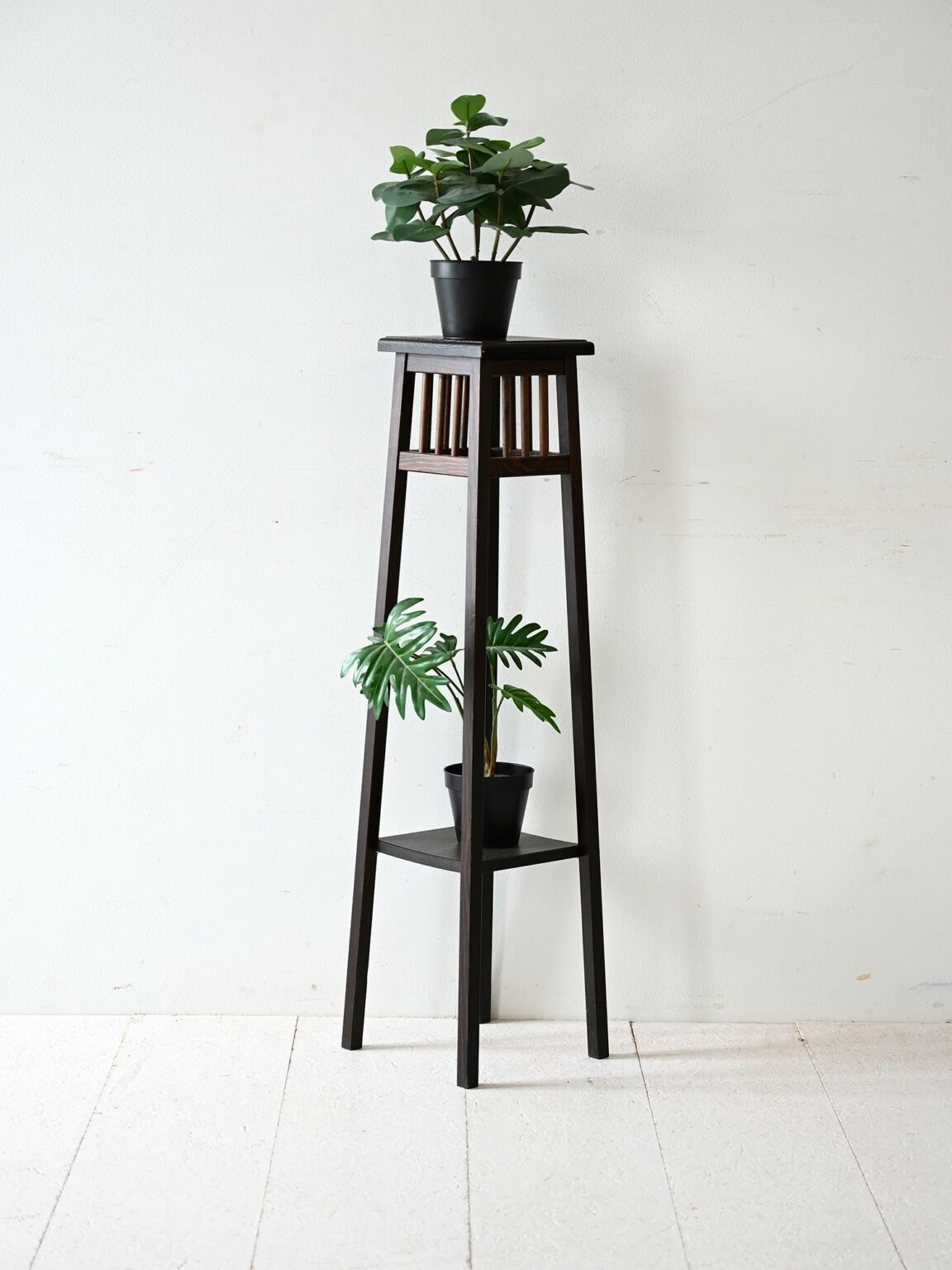Vintage Swedish Wood Pedestal | Casafika