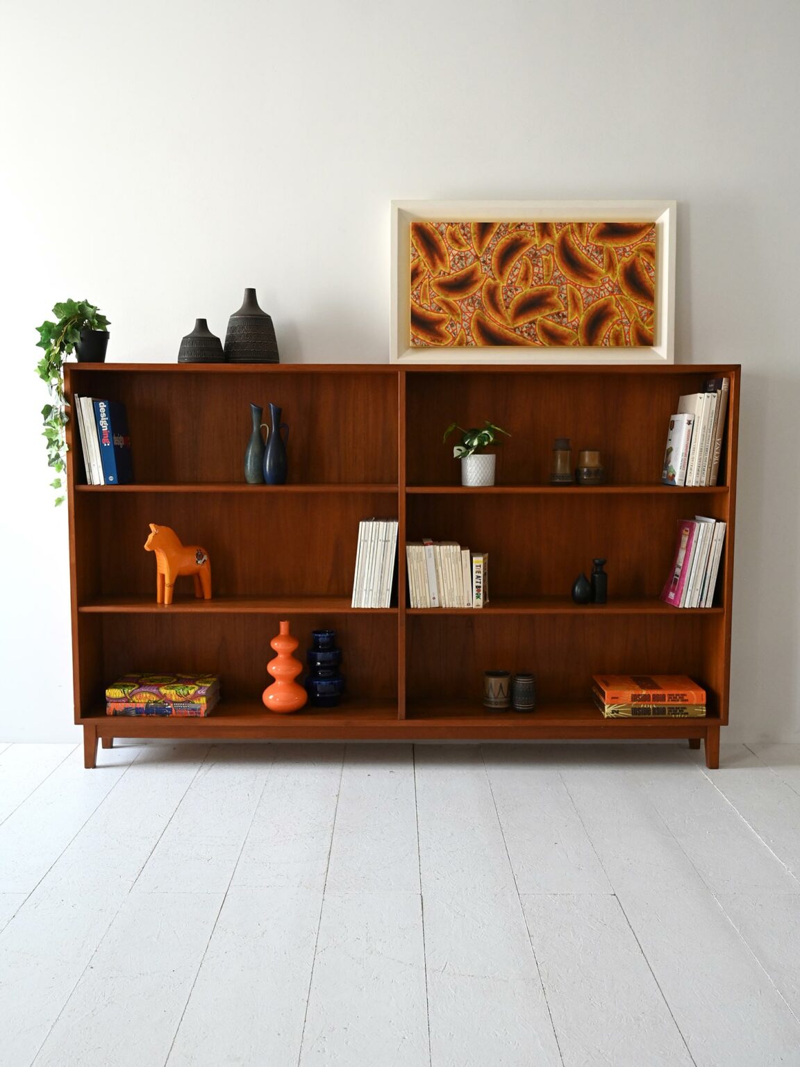 Large Scandinavian bookcase from the 1950s/60s | Casafika