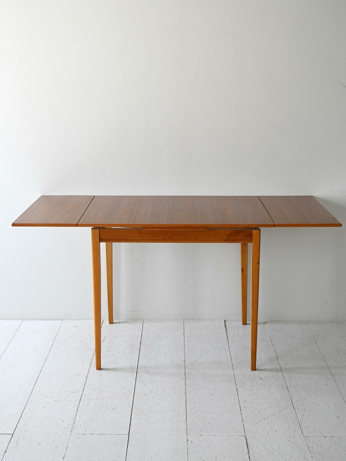 Scandinavian vintage teak and oak table | Casafika