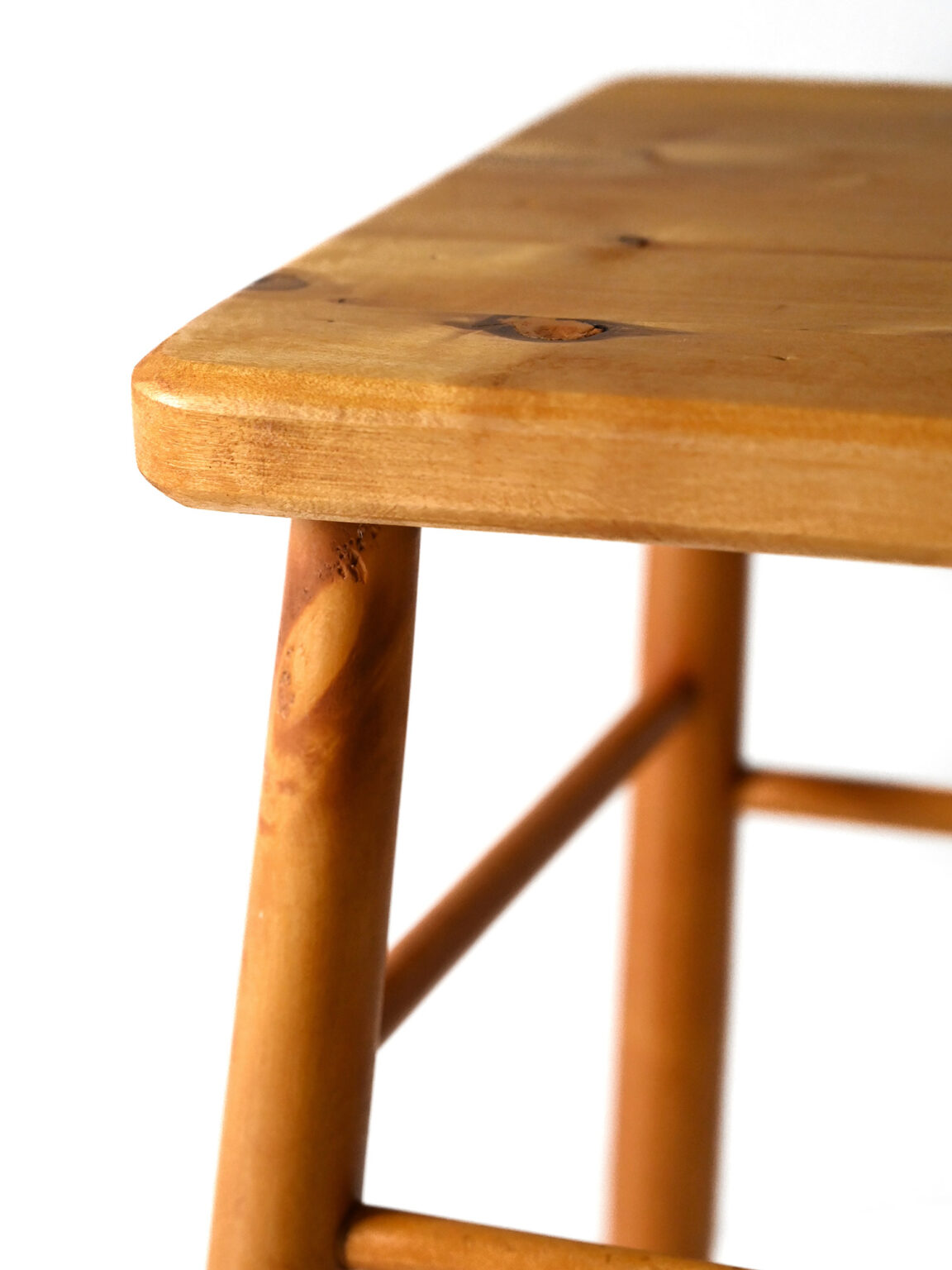 Scandinavian oak stool from the 1950s | Casafika