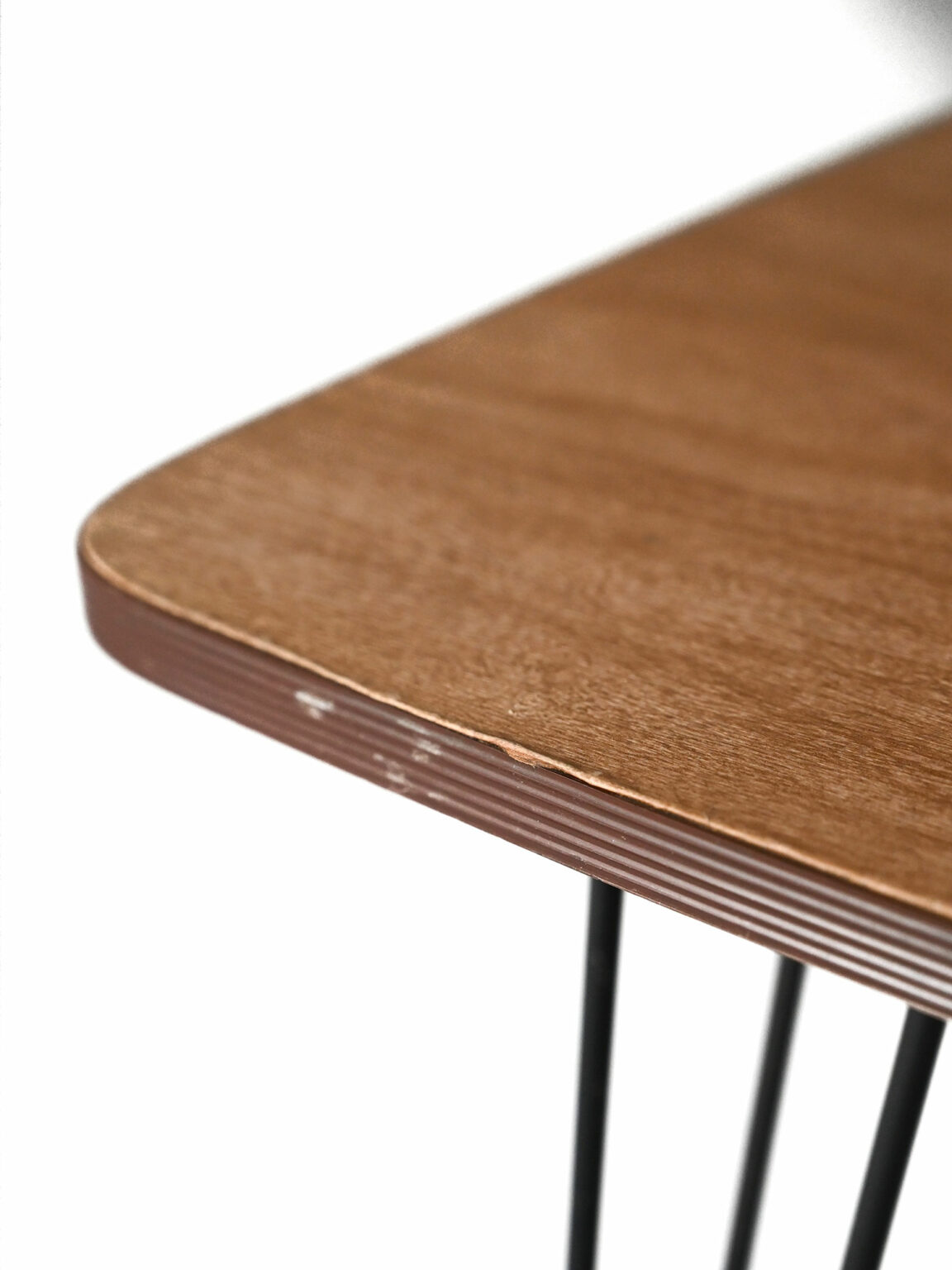 Vintage 1950s formica and metal coffee table | Casafika